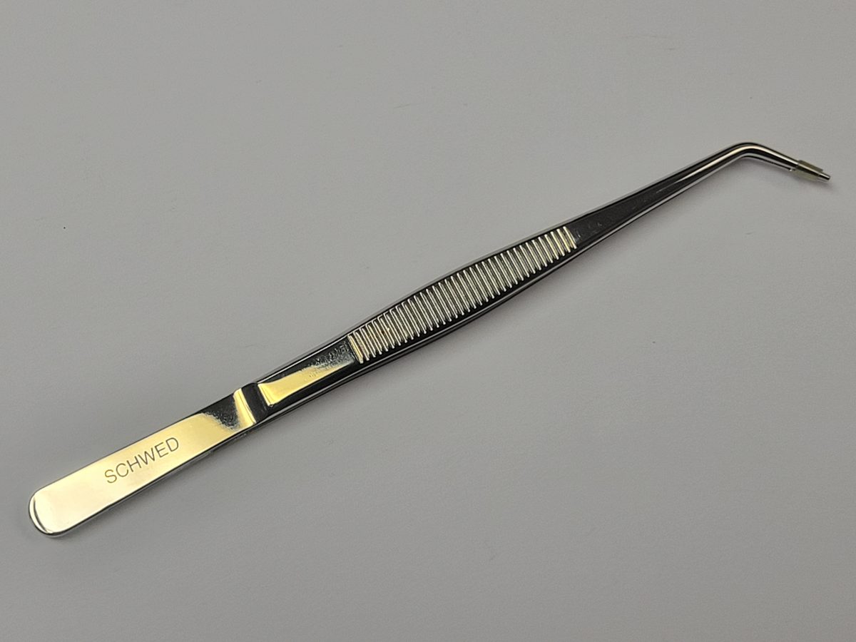 Cotton Tweezer Plier Grooved and Serrated (Long) – Charles B. Schwed Co ...