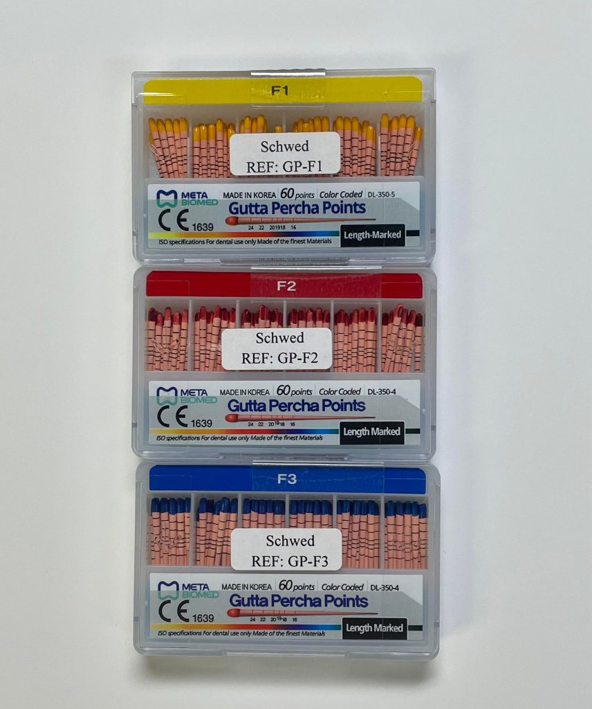 Schwed Meta ProTaper F-Series Gutta Percha – Charles B. Schwed Co., LLC.